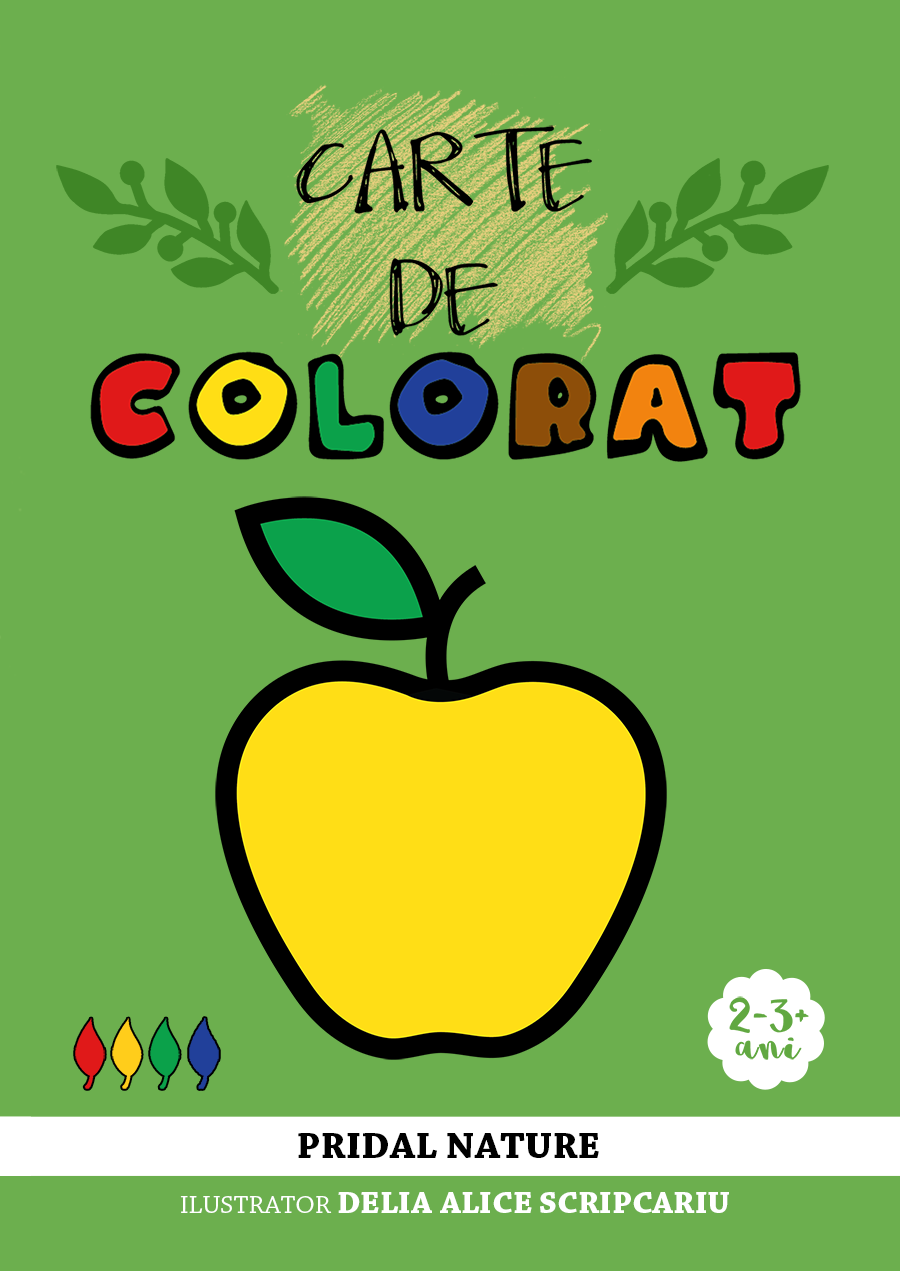 PRIDAL NATURE - Carti de colorat despre natura - Magazin Online